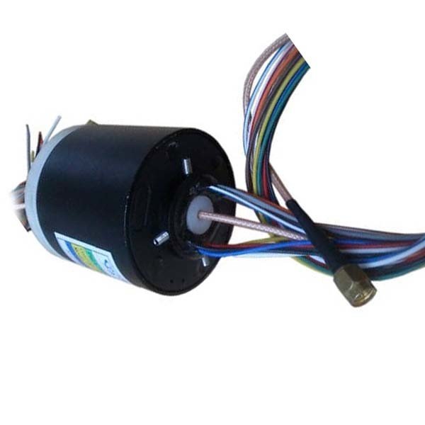Hybrid Rotary Joint Slip Ring with RF Coaxial Connector for Precise Instrument, Radar Antenna and Military System