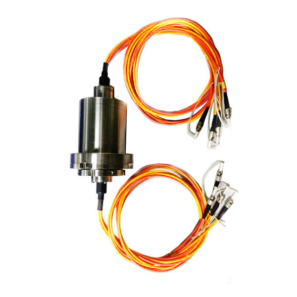 Long Distance Transmission Fiber Optical Rotary Joint High Speed Data Slip Rings for Control Device