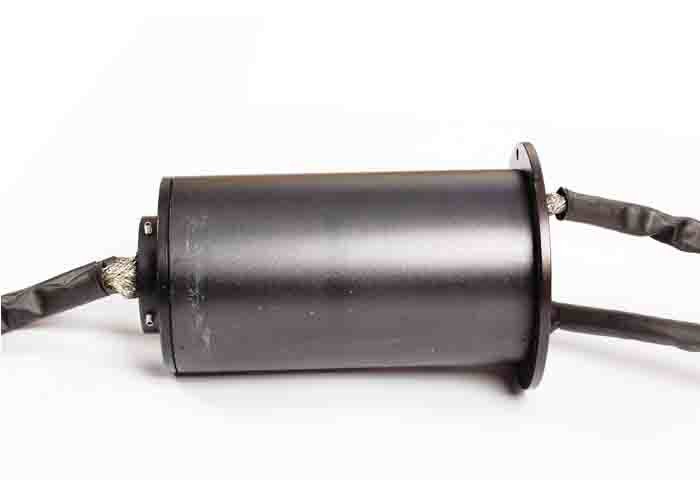 Long Life Multi-Circuits Through Bore Slip Ring Hybrid Transmission Singals in Irrigation Equipment
