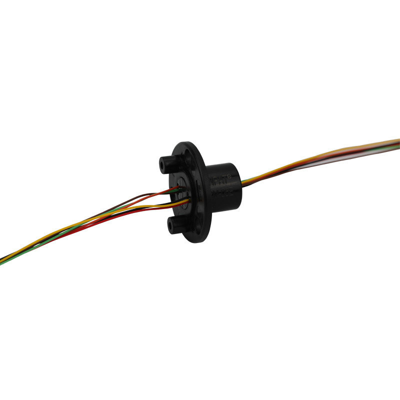6 Circuits Models Miniature Slip Ring Compact  Design Low Torque Application for Electrical Test Equipment