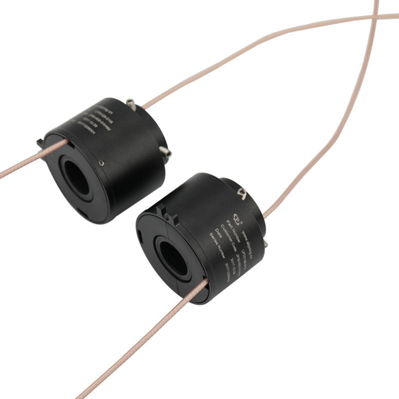 High-Temperature Resistance Rotary Connector Through Bore Interface High Speed Application for Robotics