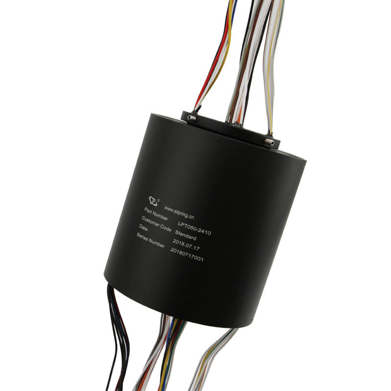 Through hole slip ring 24 circuit 10A 300rpm can be used for wind power equipment crane slip ring