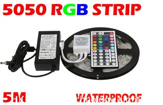 IR Remote Controller Color Changing Led String Lights IP65 5m 12v Led Light Strips
