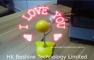 Portable Mini external Laptop Fan Usb  With Programed Message