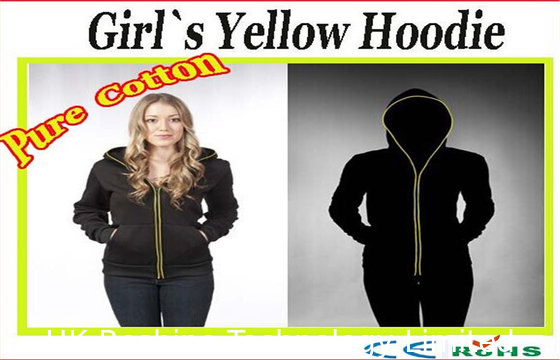 Sound Activated Neon El Wire Light Up Hoodies For Women / Mens