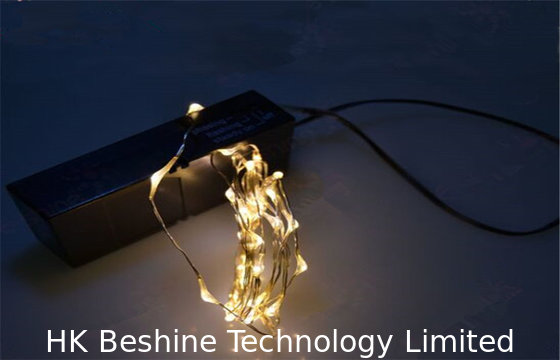 30 Leds Decorative Pink Led String Light Warm White With Timer