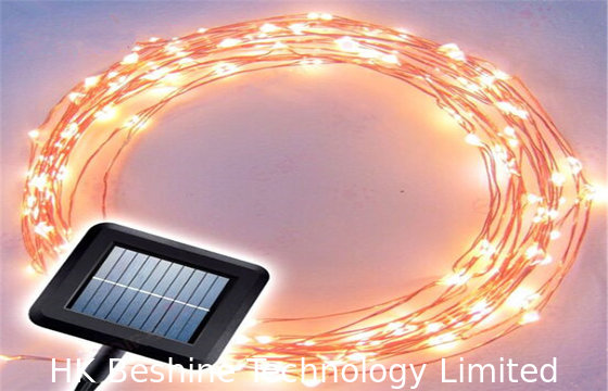 Outside Ip65 Solar Energy Saving Led Fairy String Lights Steady On
