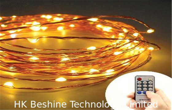 Decorative 10m Led Outdoor String Lighting Yellow For Christmas Tree