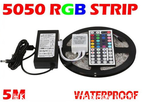 IR Remote Controller Color Changing Led String Lights IP65 5m 12v Led Light Strips