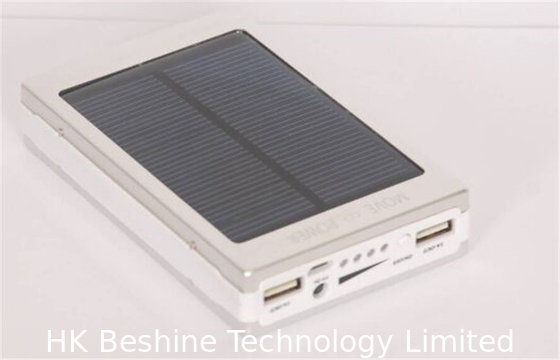 Shock / Dust Resistant Electroluminescent Products Dual USB Solar Mobile Power Supply
