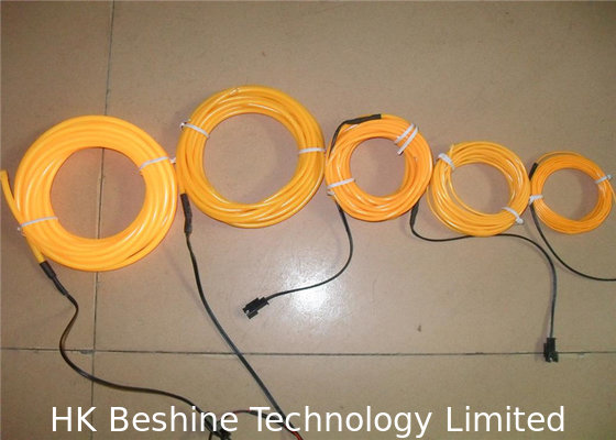Electroluminescent Light Glow Purple EL Wire With Welt / LED Lighting Wire