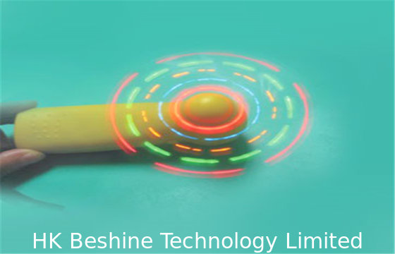 Promotion Mini Portable Cooling LED Light Fan 35MM , LED Text Message Fan