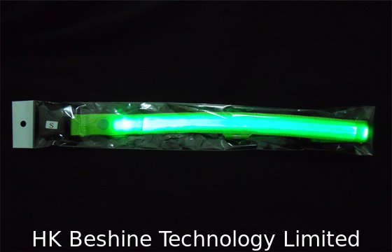 Eco - Friendly Optic Fiber Visible Light LED Pet Collar / Luminous LED Dog Collar