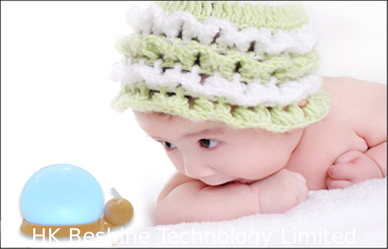 Eco - friendly Decorative Blue Snail Shape LED Baby Night Light / Kids Night Lights