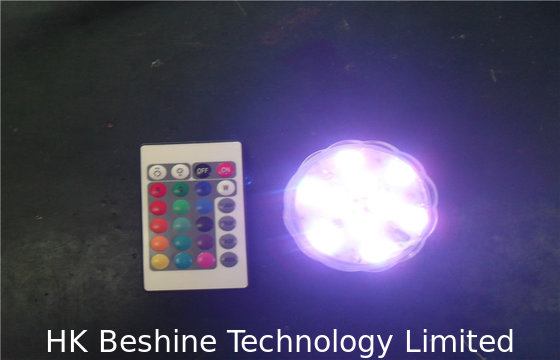 Purple Flashing LED Submersible Lights For Centerpieces / Fountains / Aquarium