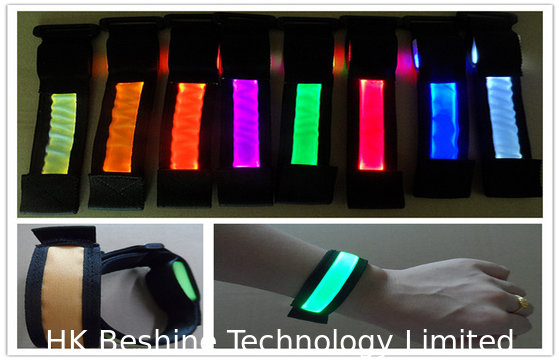 Concert Birthday Gifts LED Flashing Bracelet / Orange Blue Glow Bracelets