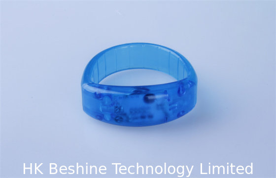 High Brightness Illuminated Sound Activated LED Flashing Bracelet For Exhibition