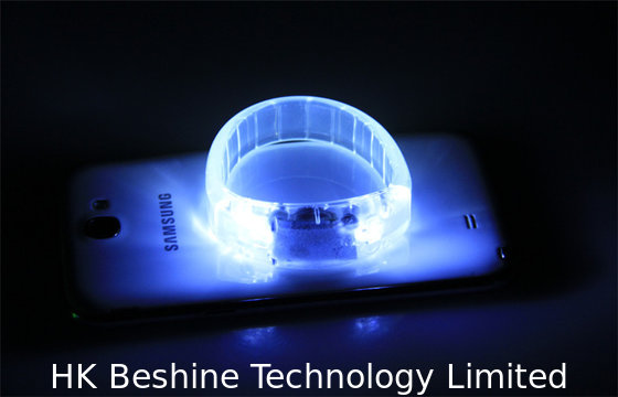 Custom Child Toy LED Flashing Bracelet Blister Card / Glow In The Dark Wristbands