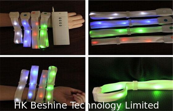 Remote Control LED Flashing Bracelet