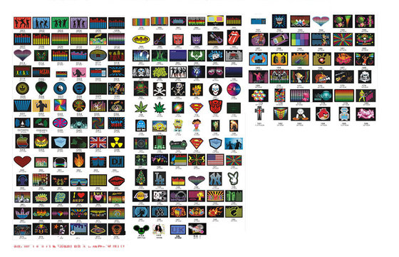 Customized Electroluminescent Products EL Equalizer Panel For Light Up T - Shirt 