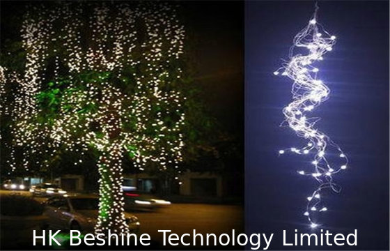 Outdoor LED String Lights Warm White / Pink For Patio, Pathway / Low Voltage String Lights