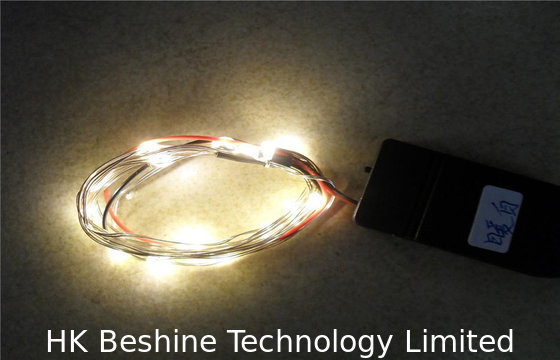 20LEDs White Copper LED String Lights / Battery Powered LED Fairy Light String