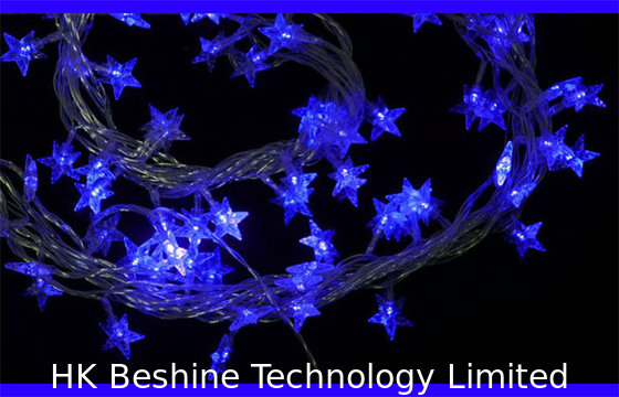 Xmas Party Decoration Remote Control LED Exterior String Light 9cm 10cm 12cm 15cm
