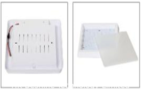 Silver + White ABS + PC Led Ceiling Panel Light For School & University CE RoHS