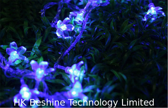 Super Bright 38 Bulbs Indoor Red LED Party String Lights 50000h Long Life CE ROHS SAA