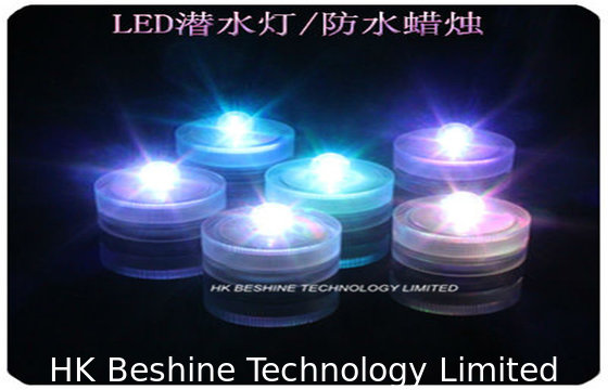 Submersible LED lighting Powered By 2 x CR2032 Replaceable Button Cell