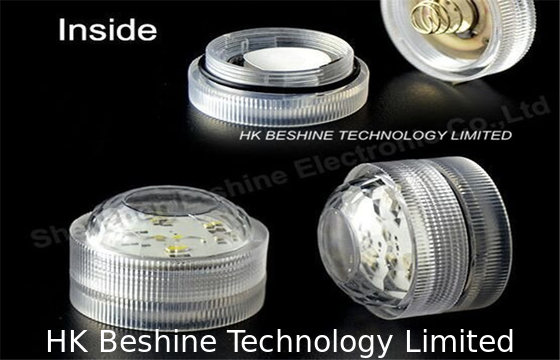 Small Submersible water activated Led Floating Tea Lights Ultra Brightness