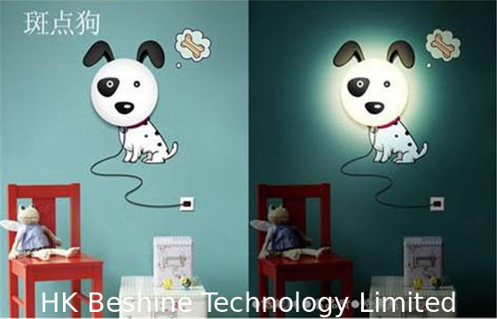 Decoration 3D Cartoon Wallpaper Childrens Night Light Eco-friendly