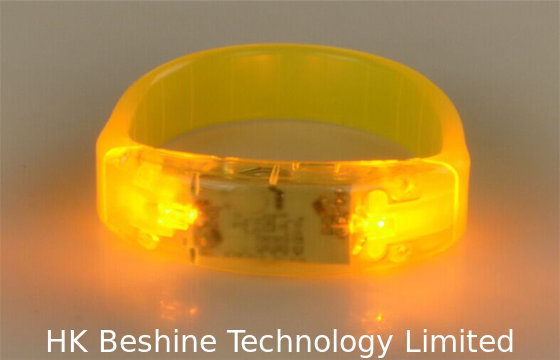Eco-friendly LED Flashing Bracelet Shake Sensing Glow For Running Spot