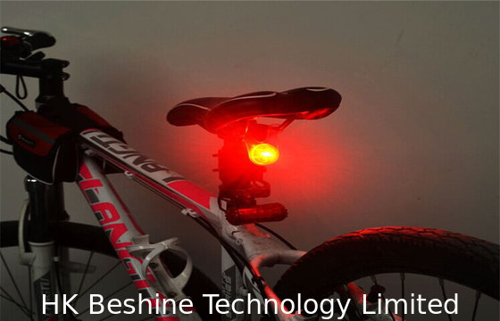 Mini Rubber Flashing Warning Led Bike Lights Bicycle Decorative Hanging Light