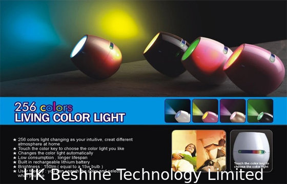 Touched Indoor LED Night Atmosphere Light With USB Charging Cable 110V