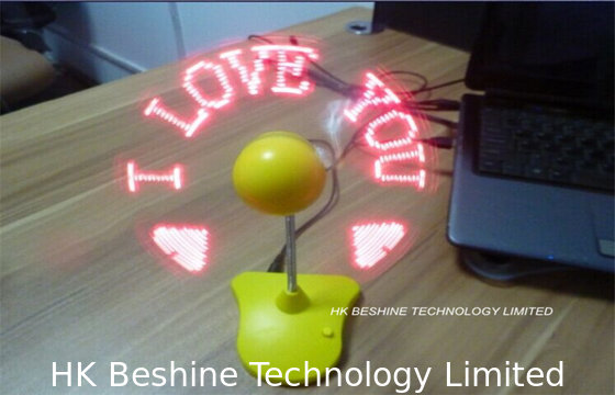 Portable Mini external Laptop Fan Usb  With Programed Message