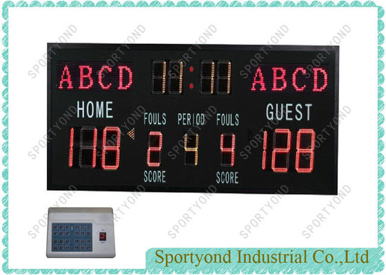 Electronic High School Basketball Scoreboard With Single Face Led Digital Display