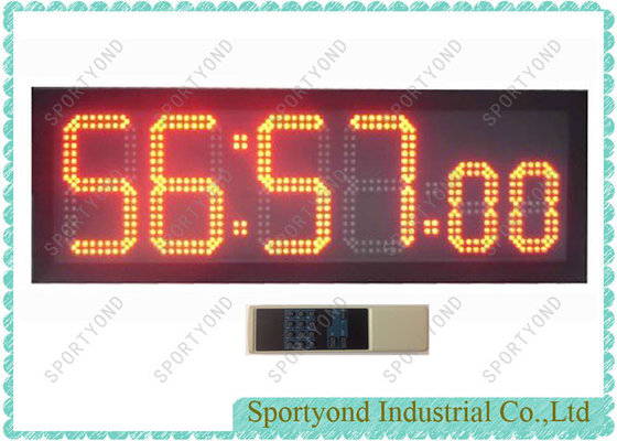 Ultra Bright Led Digital Clock Display , Countdown And Clockwise Clock Time Board