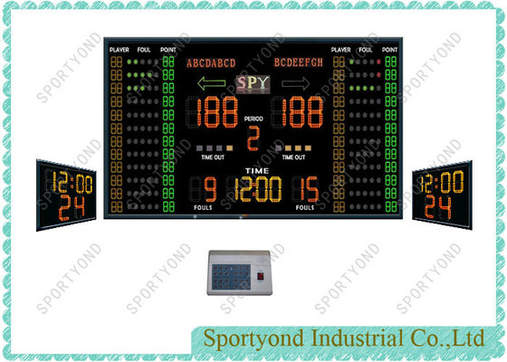 Wireless Electronic Basketball Scoreboard And Shot Clock With Play Time And Buzzer