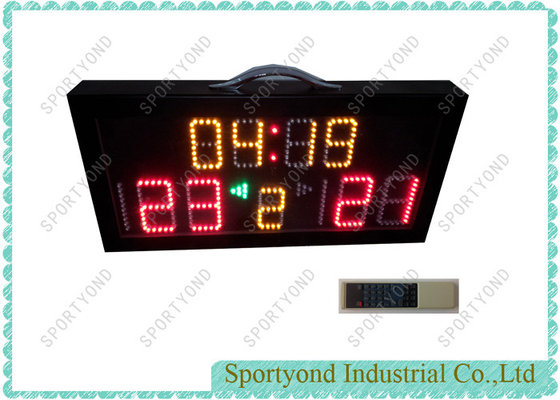 Red Green Yellow Portable Electronic Scoreboard Sports , Aluminum Housing