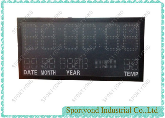Custom Red Led Digital Clock Display , Digital Clock Board 100cm x 50cm