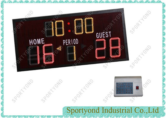 Indoor / Outdoor Electronic Football Scoreboard For Futsal Game , Digits Scorer Display