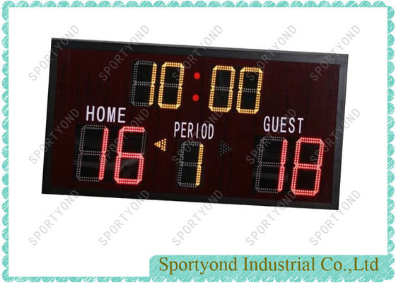 Indoor / Outdoor Electronic Football Scoreboard For Futsal Game , Digits Scorer Display