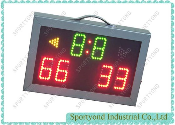 High School Badminton / Table Tennis Electronic Scoreboard Portable , Aluminum Housing