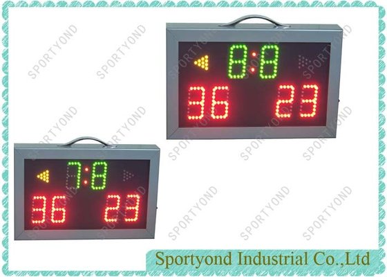 High School Badminton / Table Tennis Electronic Scoreboard Portable , Aluminum Housing