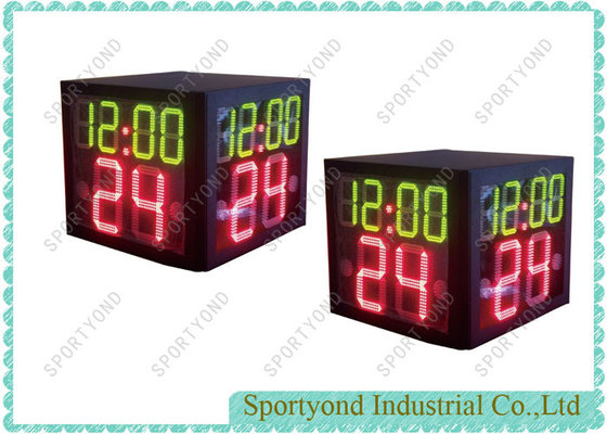 24 Seconds Water Polo Shot Clock , Red / Yellow Four Sided With CE RoHS FCC