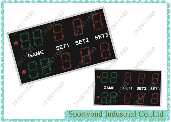 Sports Electronic Tennis Scoreboard With Wireless RF Control , Gymnasium Scoreboard