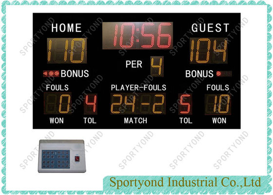 Wrestling / Karate Led Electronic Scoreboards , Multisport Scoreboard 2m x 1.2m