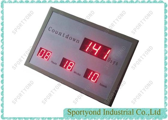 Indoor / Outdoor led Digital Clock Display With Wireless IR Console 90cm x 60cm