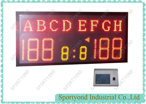 Wireless College Volleyball / Table Tennis Electronic Scoreboard Sports With Team Name